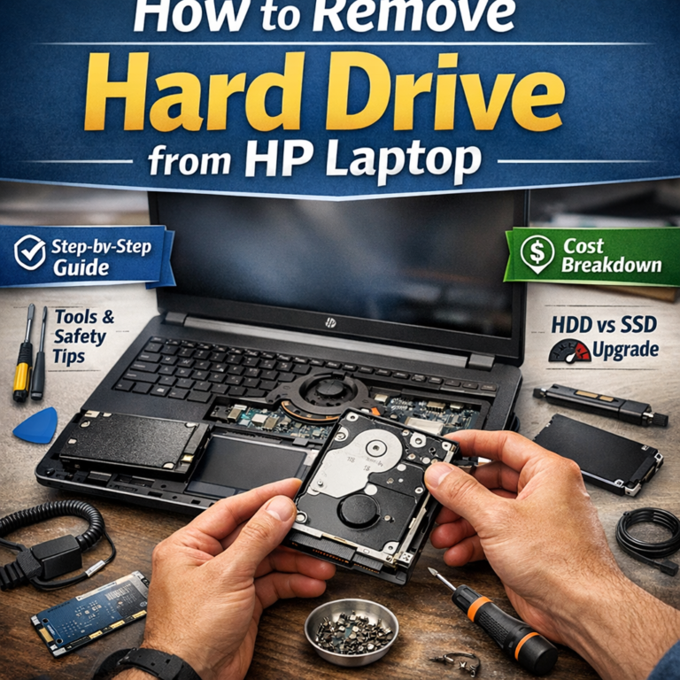 Quick Fearless Way: How to Remove Hard Drive from HP Laptop